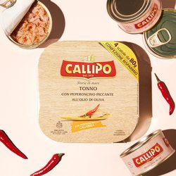 칼리포 올리브오일 참치 80GX4 (페퍼론치노) - SSG.COM