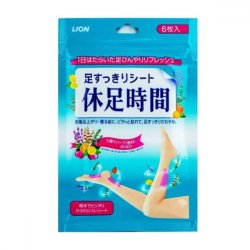 BTM 라이온 휴족시간 발 다리 쿨링 시트 12매 - SSG.COM