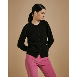 [22FW] Heart Logo Round-neck Cardigan [BLACK] JSSW2D900BK - SSG.COM