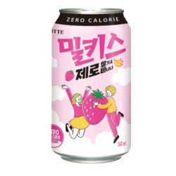 밀키스 제로 딸기 바나나 340ml 6입 - SSG.COM