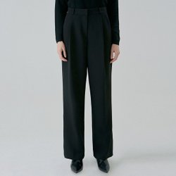 [DEANS] PLEATS HEAVY WIDE SLACKS_BLACK - SSG.COM