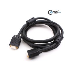 [C3814] Coms 모니터 케이블(RGB 고급형), 블랙 3M - SSG.COM