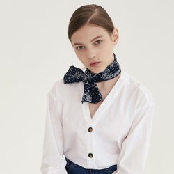 ribbon paisley mini scarf - SSG.COM