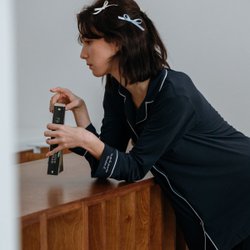 마이크로모달 여자 파자마(FWPJ061L) Midnight - SSG.COM