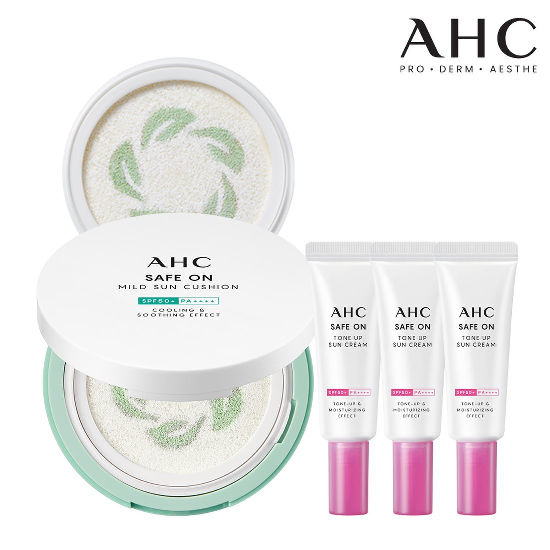 [AHC 선케어 특가] 세이프온 마일드 선쿠션 25g+리필 25g+톤업선크림 20ml 3개, 믿고 사는 즐거움 SSG.COM