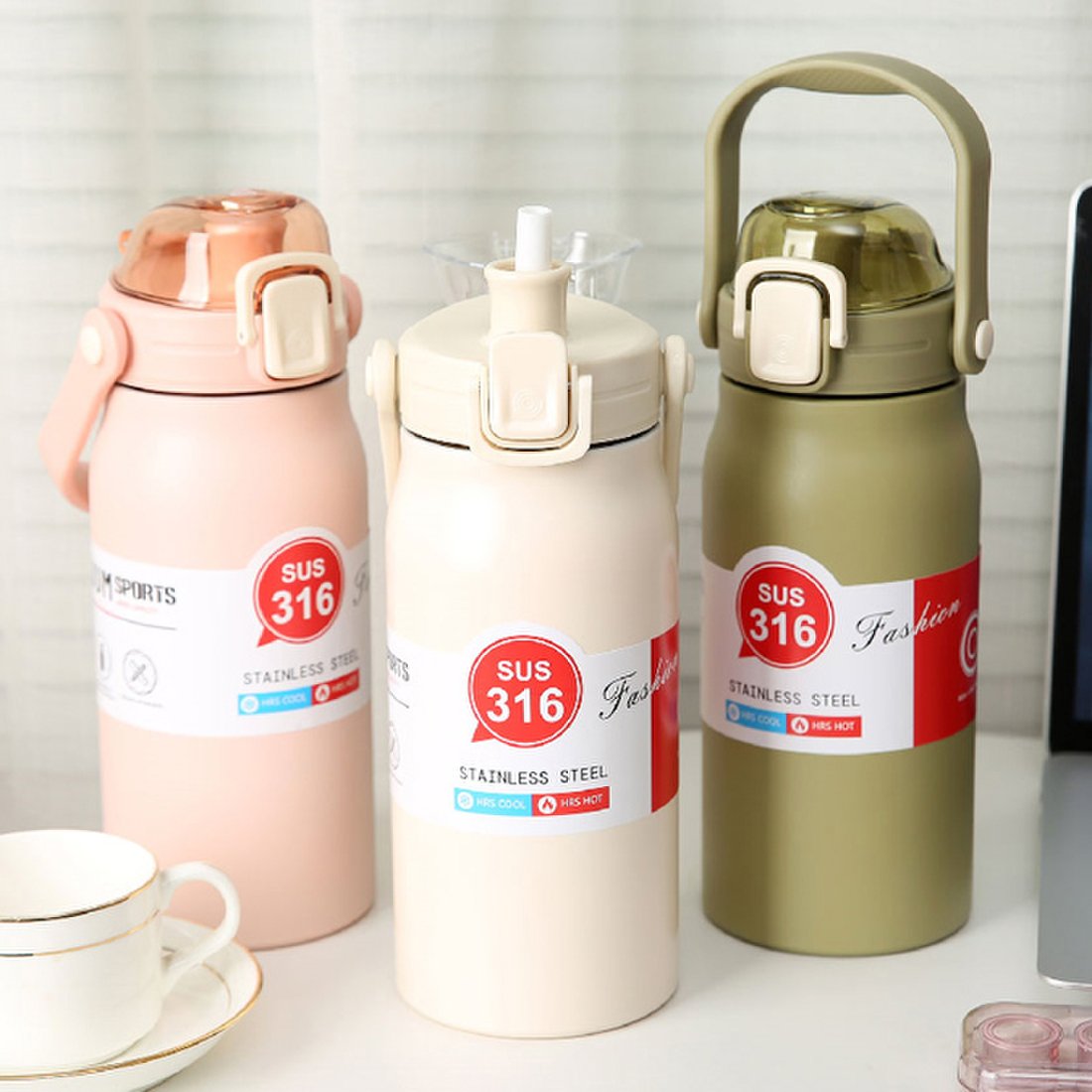 [무료배송]원터치 벤티사이즈 텀블러 1000ml(빨대포함) / 3종 택, 믿고 사는 즐거움 SSG.COM