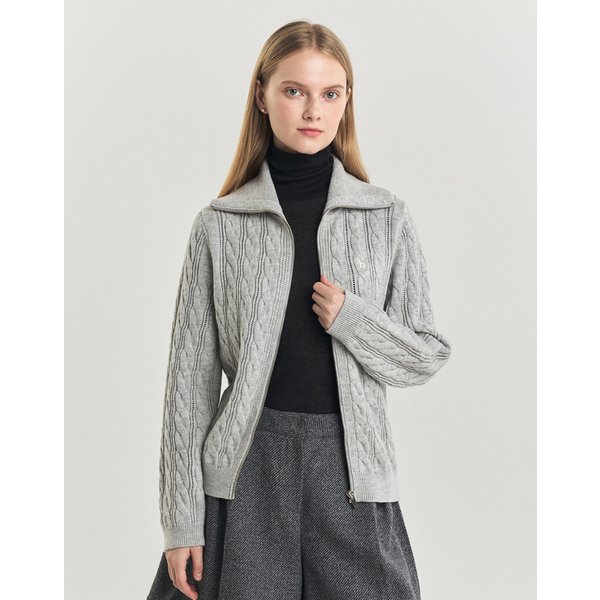 [24FW] [시즌오프]윙칼라 케이블 집업 가디건 라이트 HSSW4D907G1 - SSG.COM