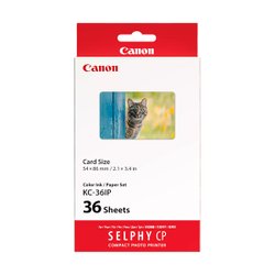 캐논총판 포토프린터 용지 KC-36IP / 크레딧카드사이즈-36매, 일반용지 - SSG.COM