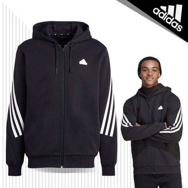 아디다스 M 퓨쳐아이콘 3S 풀짚후디 자켓 IC6712 블랙_신 - SSG.COM