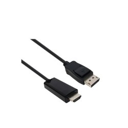 NETmate DisplayPort to HDMI DC-H4 케이블 블랙 3M - SSG.COM