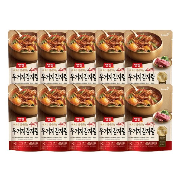 [동원] 양반 수라 우거지감자탕 460g X 10봉 /즉석탕/간편식 - SSG.COM