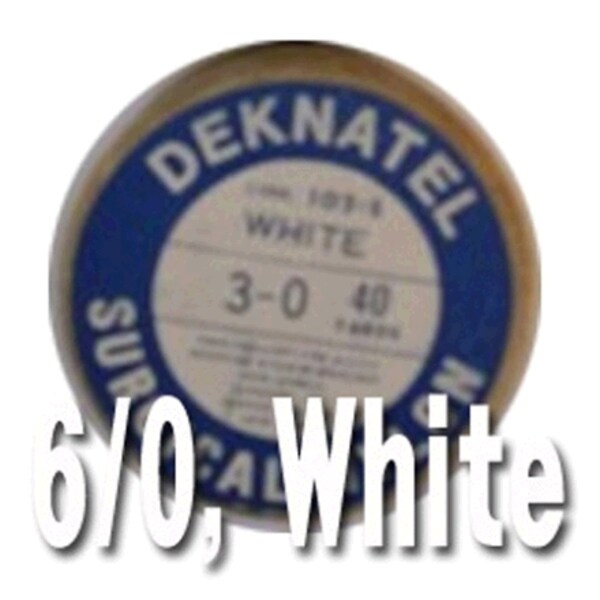 [데크나텔 DEKNATEL] 롤나이론 6/0 White 비멸균 10롤입 - SSG.COM