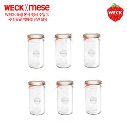 아트박스/웩 [WECK] 실린더형 340ml (975) 6P 세트 - SSG.COM