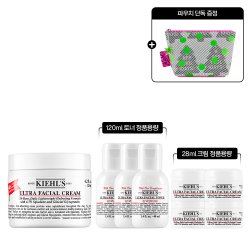 [3T] 울트라 훼이셜 크림 125ml 세트 (+크림 & 토너 정품 용량 & 단독 파우치 증정) - SSG.COM