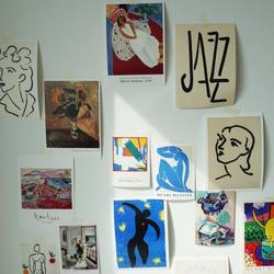 앙리마티스 명화 감성 엽서 18종 A5 A6 드로잉 포스터 - SSG.COM