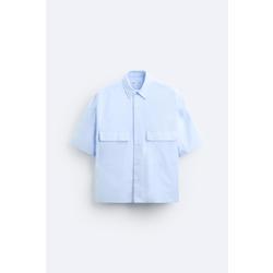 자라 박시핏 옥스퍼드 셔츠 7545/497 SKY BLUE - SSG.COM