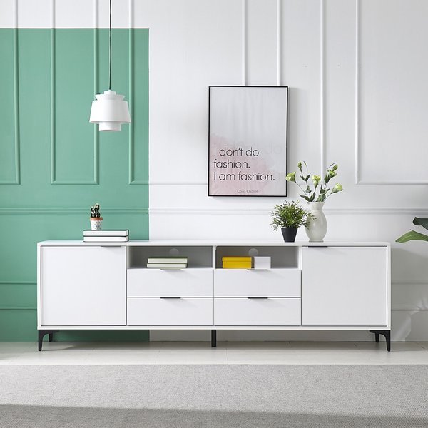 테라코 콤비서랍 2단 TV거실장 2100 티비다이 - SSG.COM