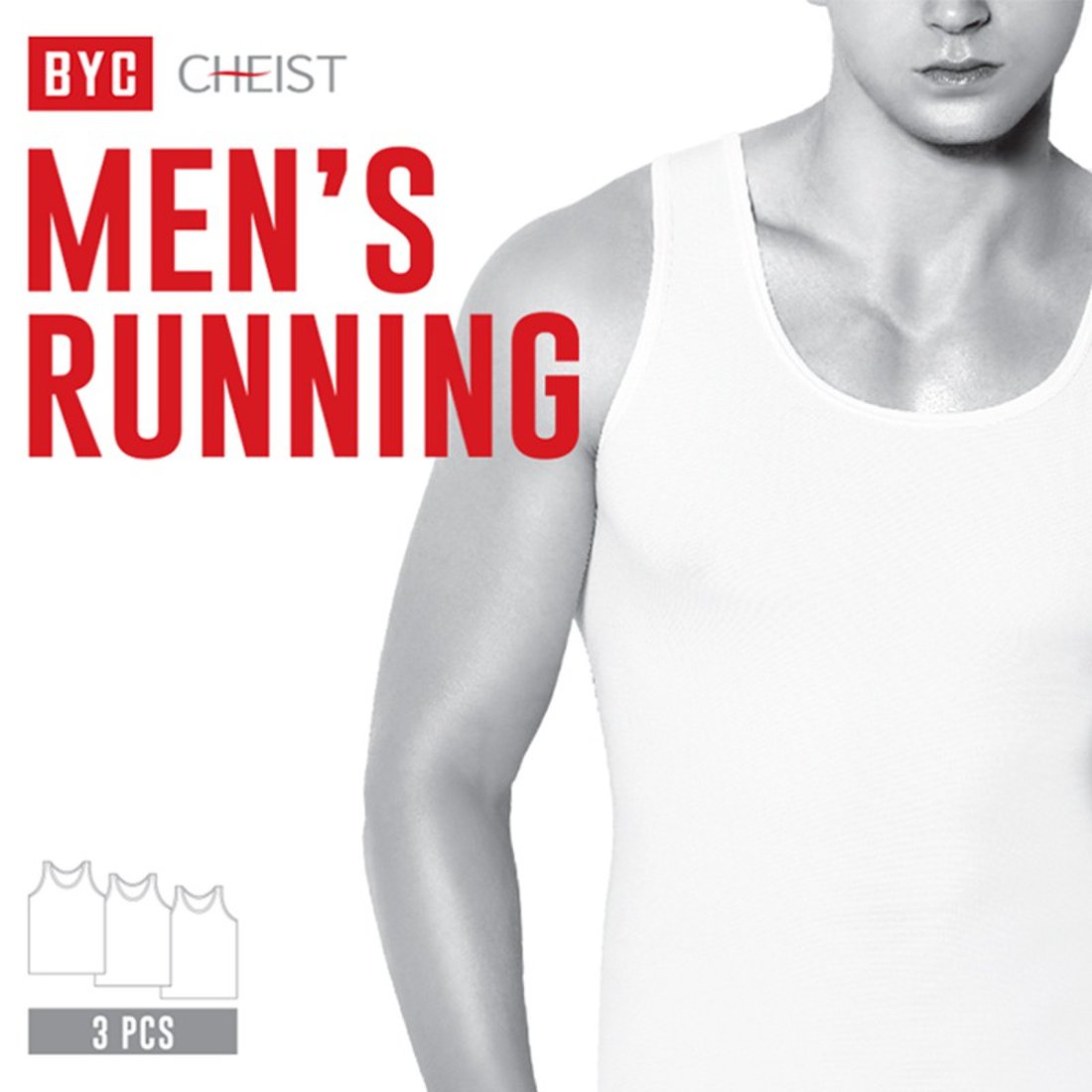 BYC백물런닝3매입, 믿고 사는 즐거움 SSG.COM