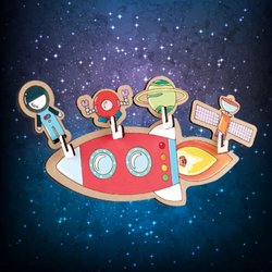 스쿨문구 MDF DIY 입체 마스크걸이 만들기 우주선 - SSG.COM