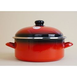 ELO빨강법랑 쿡포트낮은형20cm(인덕션가능) - SSG.COM