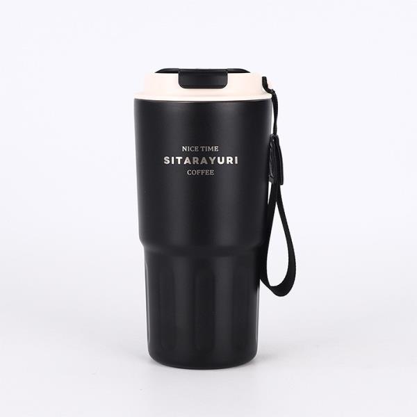 SITARAYURI 스트랩 텀블러 이중진공 보온 보냉 스텐 콜드컵 600ml - SSG.COM