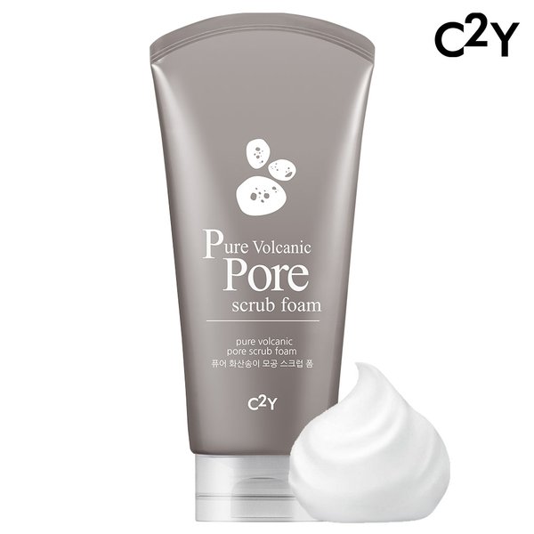 C2Y 퓨어 화산송이 모공 스크럽 퍼펙트휩 폼클렌징 220ml - SSG.COM