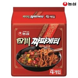 농심 사천 짜파게티 137g * 4봉 - SSG.COM