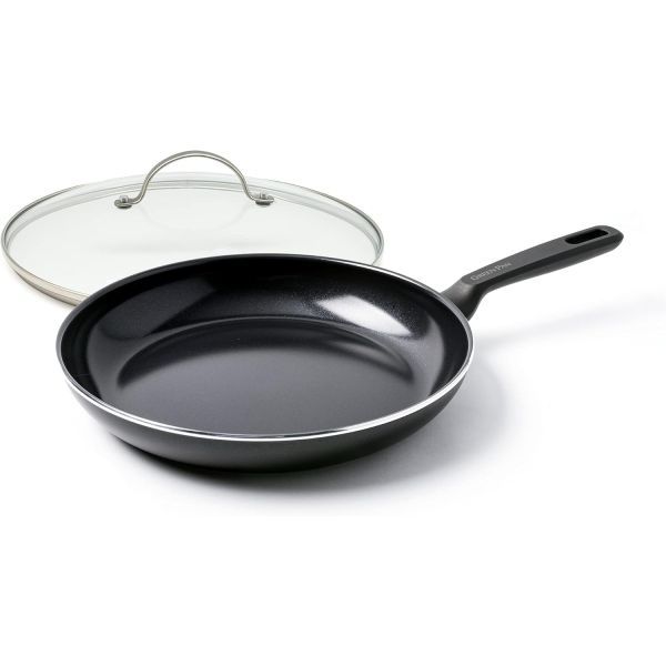 영국 그린팬 그릴팬 GreenPan Memphis Ceramic Non-Stick Frying Pan with Lid - 28 cm 블랙 175 - SSG.COM