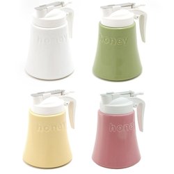 일본 꿀디스펜서 허니 디스펜서 도자기 꿀병 시럽병 340ML - SSG.COM