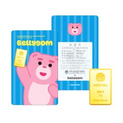 [삼성금거래소] 벨리곰 골드바 1g - SSG.COM