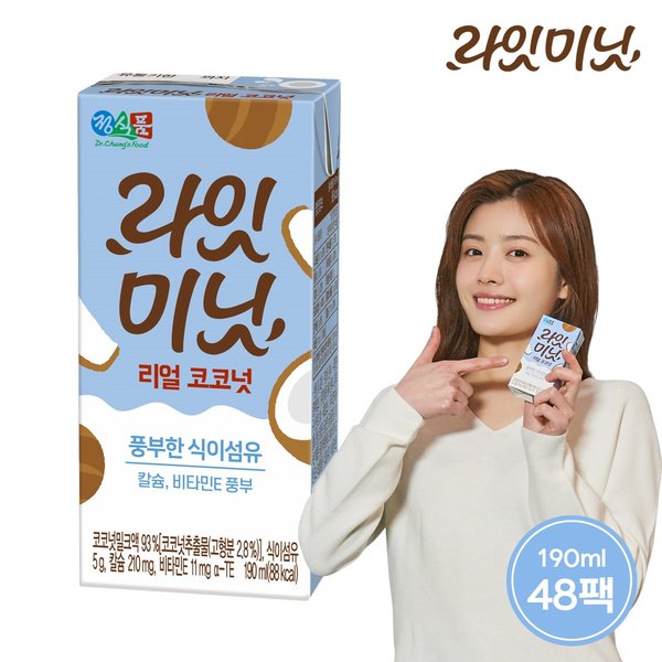 [무료배송]라잇미닛 리얼 코코넛 190ml*48입 - SSG.COM