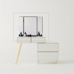 셀렉 3면 화장대거울 600 - SSG.COM