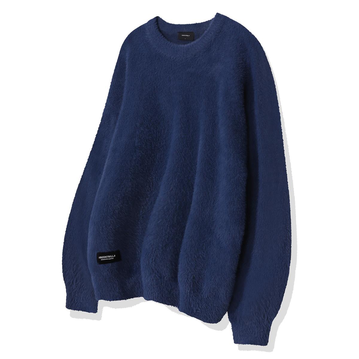 남여공용 헤어리 니트 BA244KT001_BL - SSG.COM