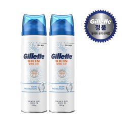 질레트 스킨텍 저자극 쉐이빙젤 195g 2개 - SSG.COM