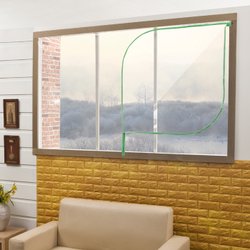 알뜨리 EVA 지퍼식 창문용 방풍막(투명) /미니 - SSG.COM