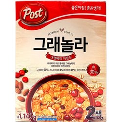 [트레이더스] 포스트 그래놀라 크랜베리아몬드 570g*2입 - SSG.COM