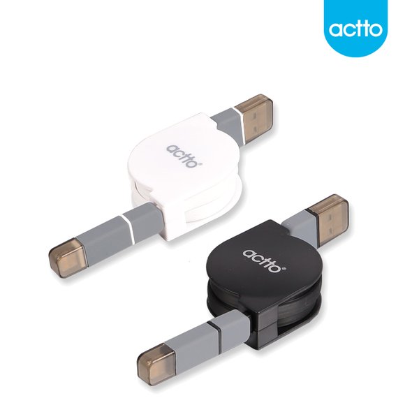 actto 엑토 스핀 충전 5핀 8핀 겸용 데이터 케이블 USB-20 - SSG.COM