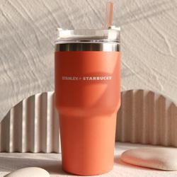 아트박스/스타벅스 스타벅스 SS 스탠리 코랄 캔처 텀블러 591ml - SSG.COM