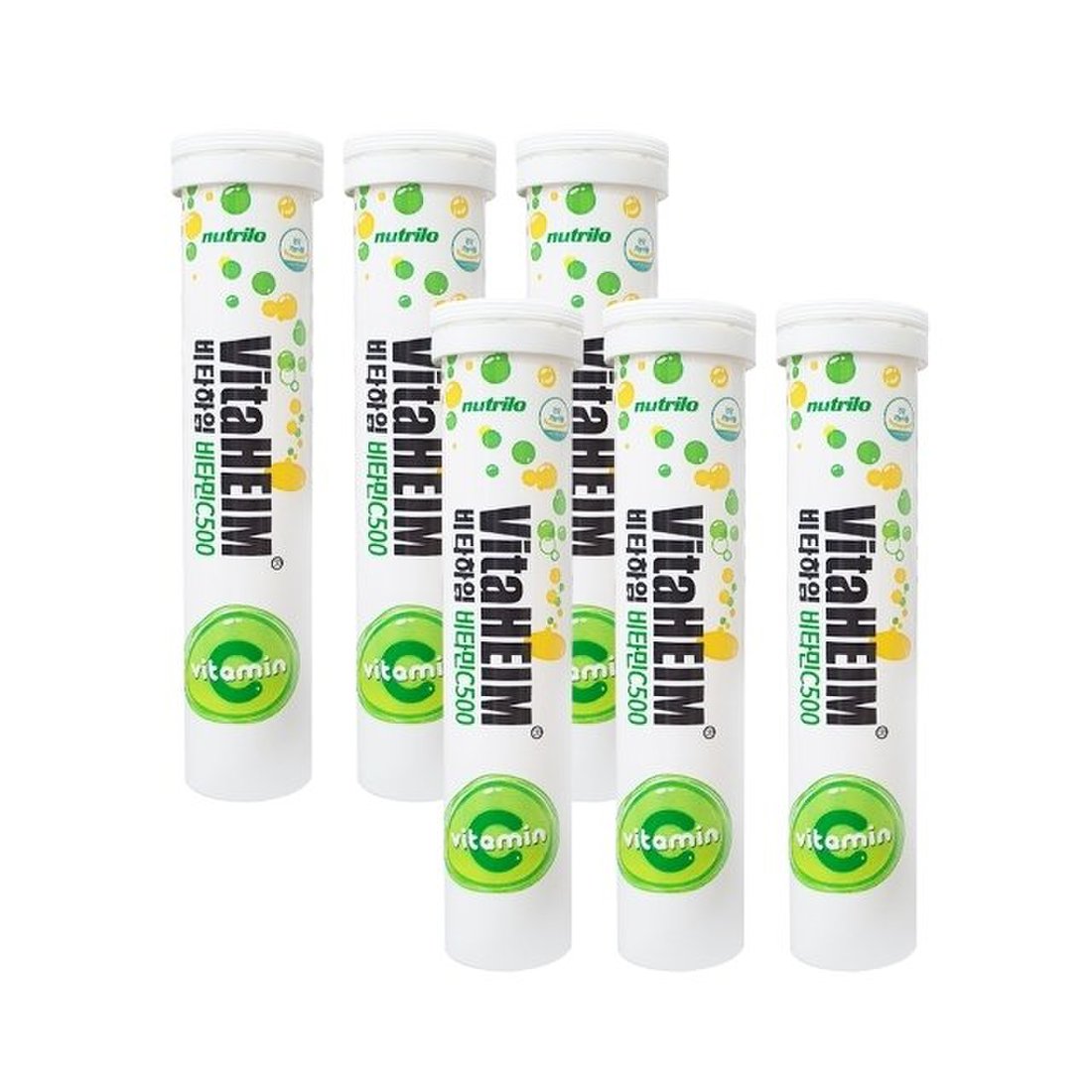 비타하임 발포비타민 레몬맛 비타민C500 (20정x6통), 믿고 사는 즐거움 SSG.COM