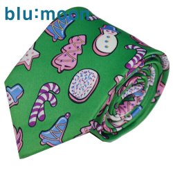 블루문넥타이 - 크리스마스 진저맨 그린 8.5cm - SSG.COM