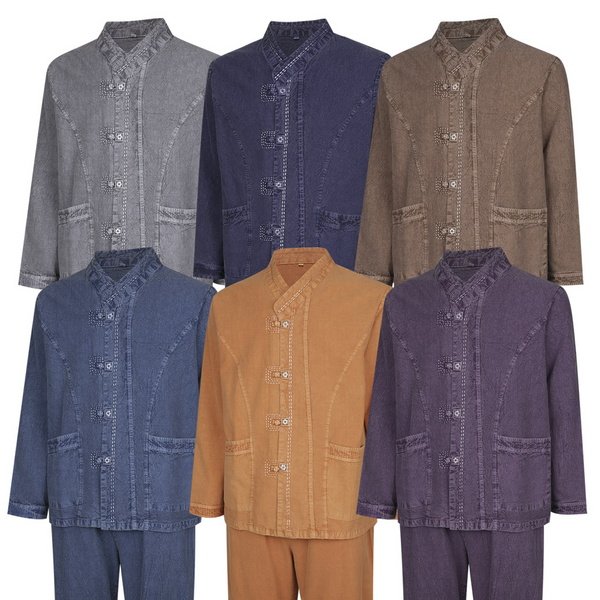 남자 간절기 워싱 천연염색 생활한복 상하의 세트 SS-HBA-M3[무료배송] - SSG.COM