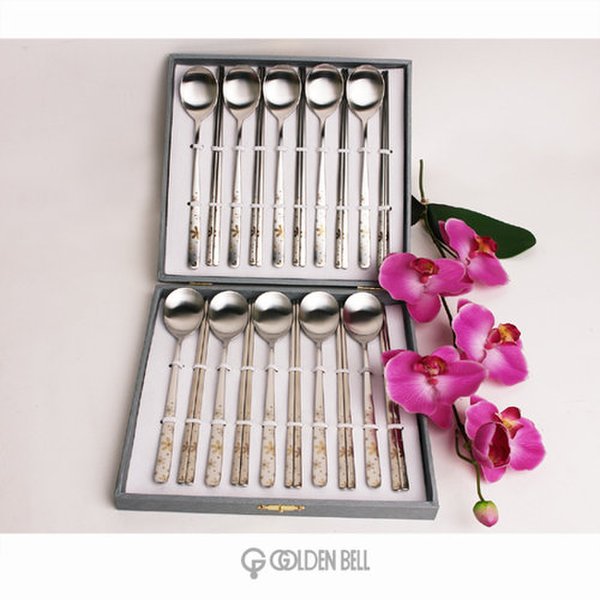 허브골드 레이저 수저 10P - SSG.COM
