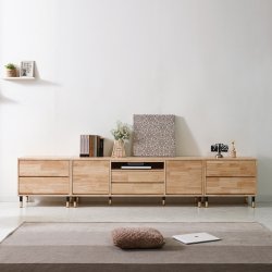 아이앤 렐리 2700 고무나무원목 거실장 FI - SSG.COM