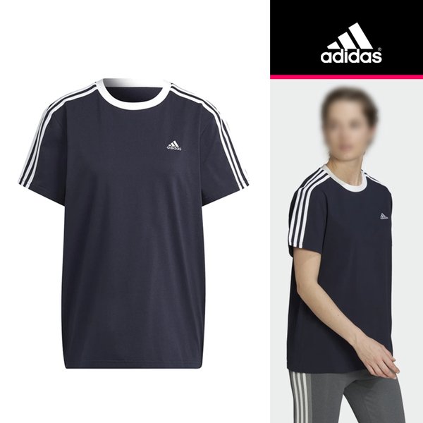 e아디다스 우먼스 에센셜 3S BF 반팔티(HC0105) 티셔츠 - SSG.COM