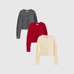 WOMAN 하트케이블 풀오버 [3COL] / WBD4L05559 - SSG.COM