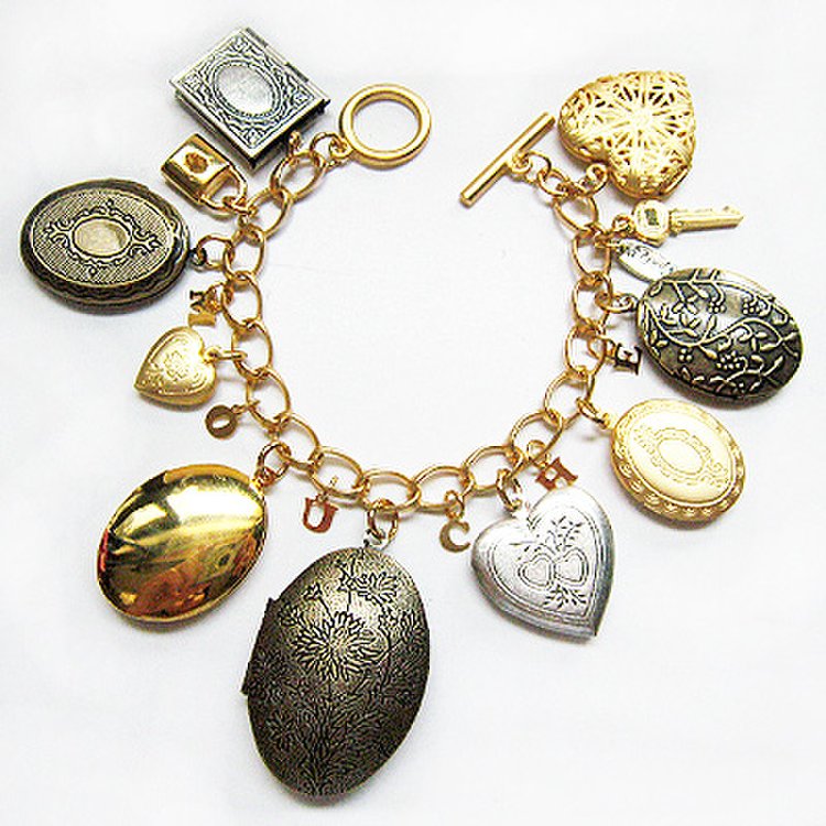 Locket Charm Bracelet Necklace SSG.COM