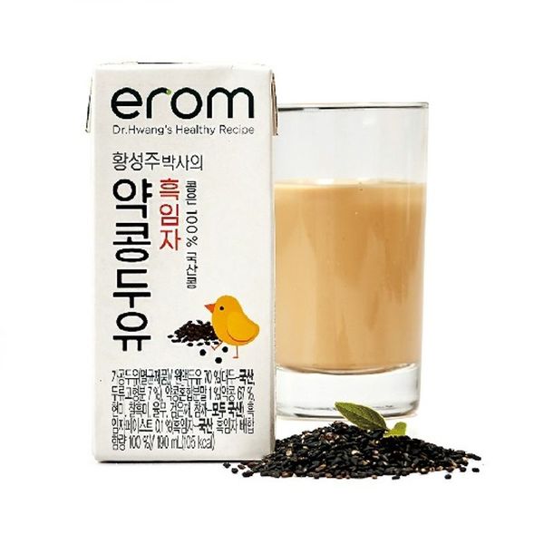 [이롬] 황성주 약콩두유 흑임자 190ml*80팩[33785086] - SSG.COM