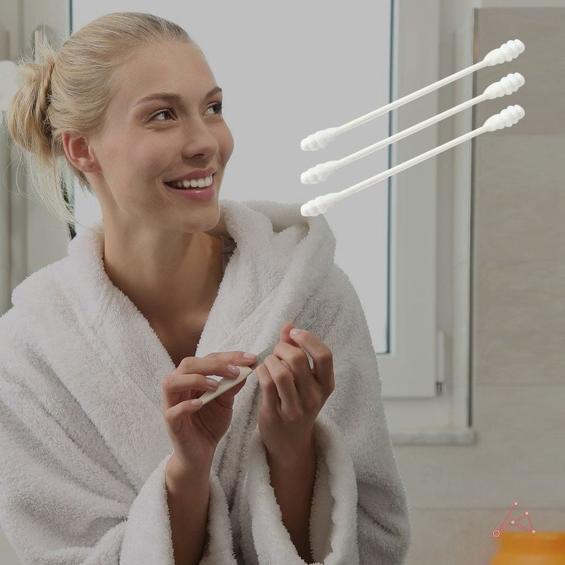 스틱 사각 회오리형 면봉 200P 종이, 믿고 사는 즐거움 SSG.COM