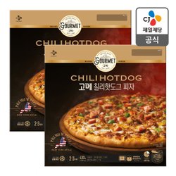 [CJ직배송] 고메 칠리핫도그 피자 430g X 2개 - SSG.COM