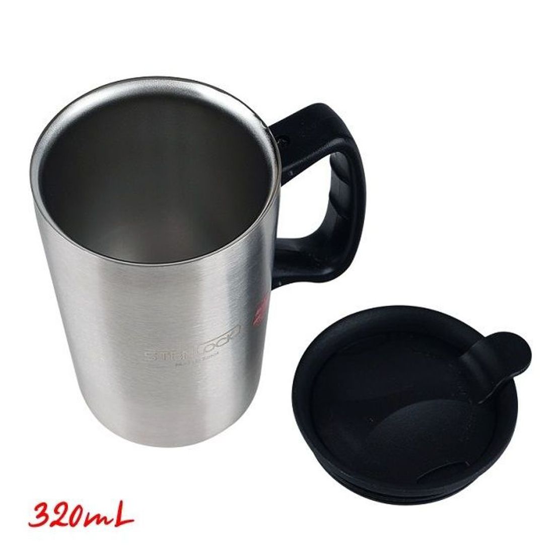 손잡이 스텐 머그컵-320ml 실리콘 패킹[32383278], 믿고 사는 즐거움 SSG.COM